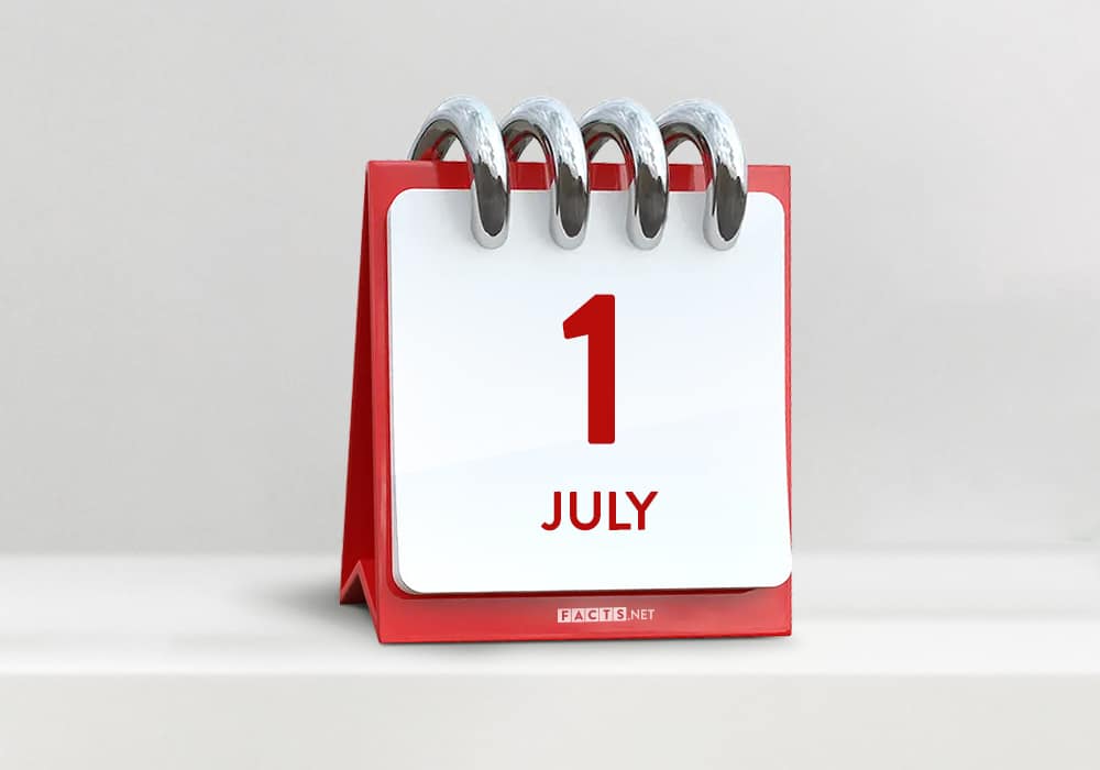 July 1st: All Facts & Events That Happened Today In History - Facts.net